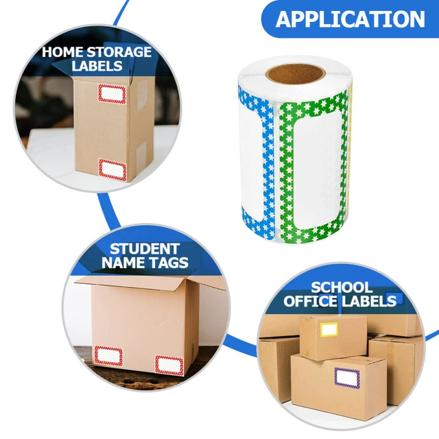CLASSIFICATION LABELS BLANK Name Stickers Bottle Labels Border Name ...