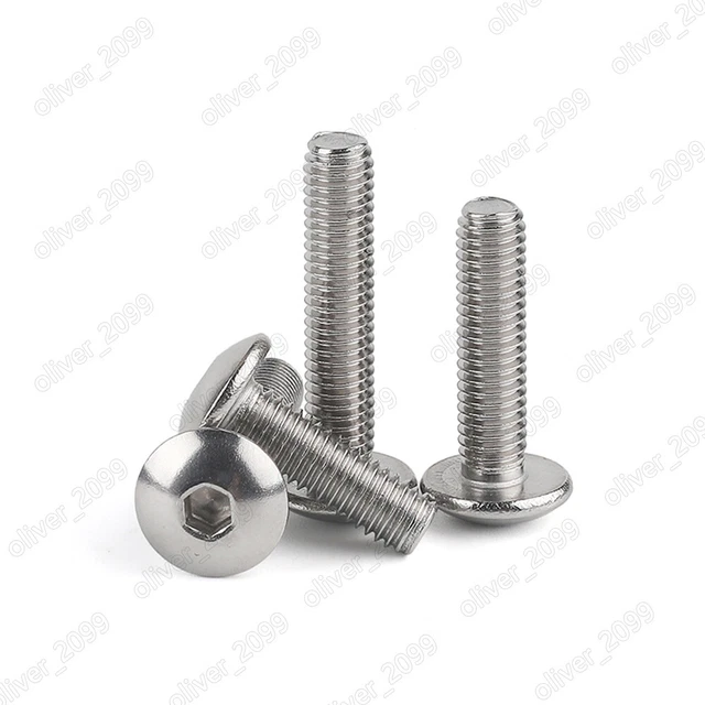 304 STAINLESS STEEL Umbrella Mushroom Shape Hex Socket Bolts Screws M3 M4 M5 M6 $24.65 - PicClick AU