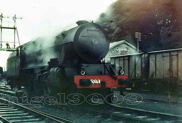 ORIGINAL 35MM COLOUR Slide CIE 800 Class 4-6-0 801 "Macha" Mallow 05.07 ...