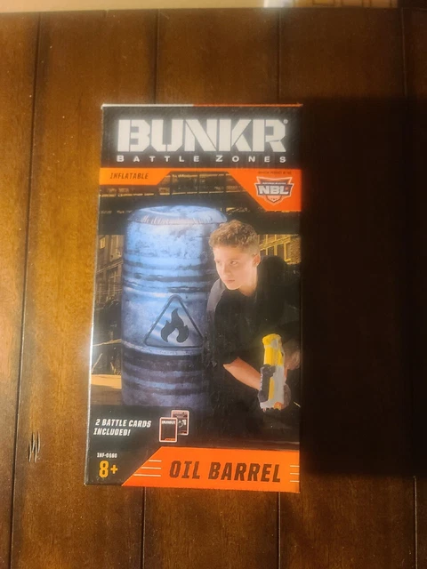 2018 BUNKR BATTLE Zones OIL Gas BARREL Inflatable NBL National Blaster ...