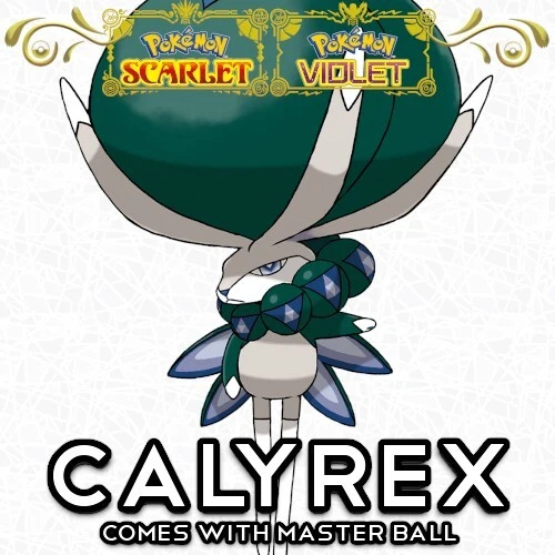NON-SHINY CALYREX 6IV Ice Shadow Rider Legendary Home Pokemon Scarlet ...