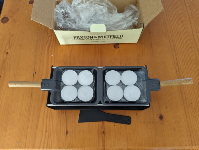 PAXTON & WHITFIELD London Cheesemongers Raclette Heizung für zwei Neu ...