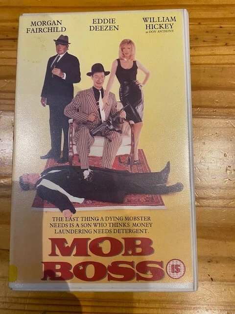 MOB BOSS VHS Tape 1990 Vidmark Morgan Fairchild Eddie Deezen William ...
