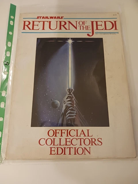 STAR WARS RETURN of the Jedi Official Collectors Edition Magazine Book ...