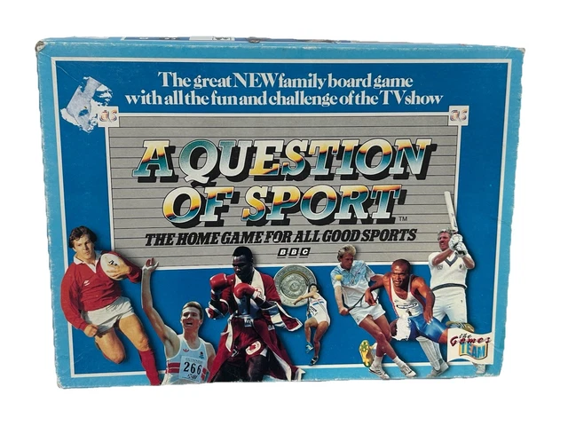 BBC QUESTION OF Sport Board Game The Games Team 1986 Complete Vintage ...