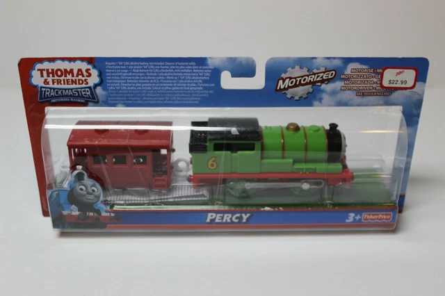 THOMAS AND FRIENDS Trackmaster Motorized 2009 Percy red caboose new ...