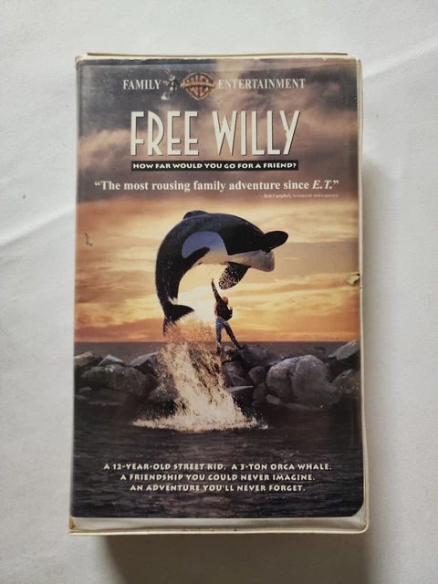 FREE WILLY VHS Tape, COMPLETE/TESTED SEE PHOTOS (VHS40) £12.15 ...