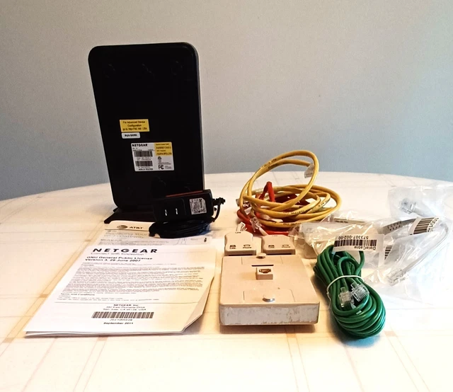 NETGEAR MODEL B90-755025-15 Gateway Modem Router & Misc. DSL Equipment ...