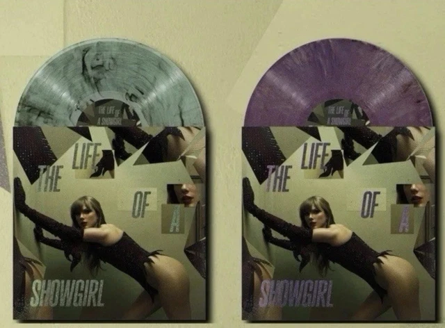 TAYLOR SWIFT THE Life Of A Showgirl Shiny Bug Edition Marbled Vinyl Set ...