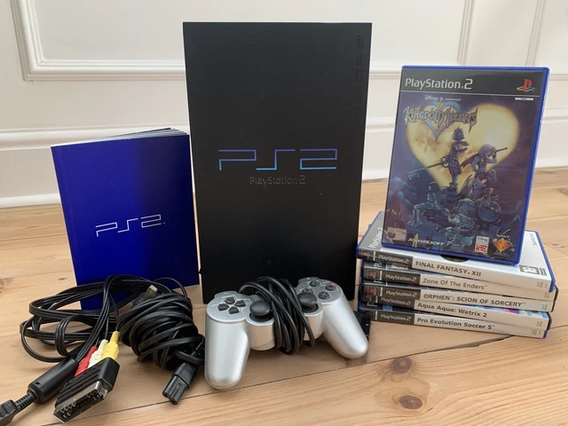 SONY PLAYSTATION 2 Black Console SCPH-30003 Bundle Manual 1 Controller ...