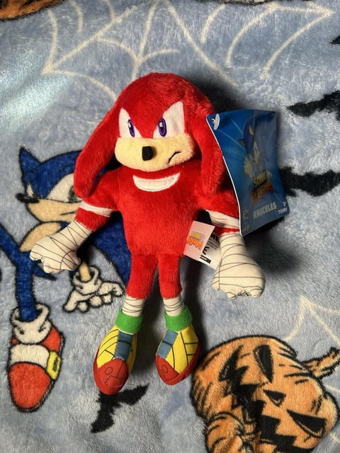 8& KNUCKLES -TAGGED SONIC BOOM TOMY SEGA Plush Soft Toy RARE- Sonic The ...