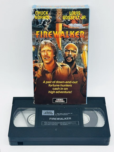 FIREWALKER (VHS,1989) VCR Video Tape Action Martial Arts Movie Chuck ...