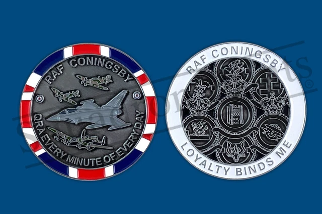 RAF CONINGSBY CHALLENGE Coin Typhoon BBMF Royal Air Force #CON11 £12.50 ...
