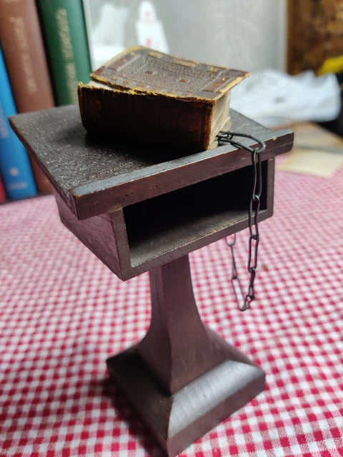 MINIATURE BIBLE WITH Pulpit David Bryce c 1900 £130.00 - PicClick UK