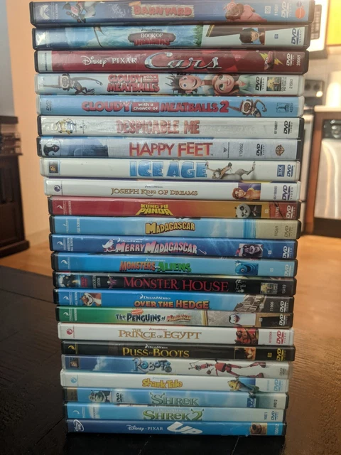 23 POPULAR ANIMATED Children Family Kids DVD LOT Film Collection DVDs ...