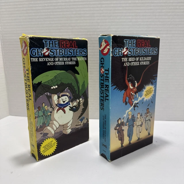 THE REAL GHOSTBUSTERS Cartoon Set of 2 VHS Tape 1989 Rare £24.96 ...