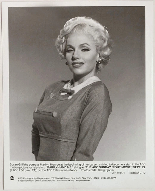 ORIGINAL 1991 SUSAN Griffiths as Marilyn Monroe in Marilyn and Me EUR ...
