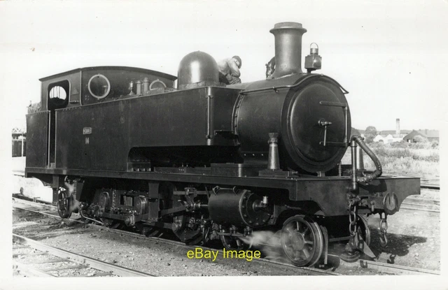 PHOTO 6X4 RAILWAY Steam Engine Palestine No 14 4-6-4 Tank c1946 EUR 8 ...