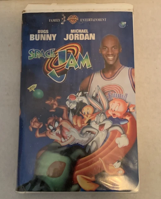 SPACE JAM VHS Video Clamshell Michael Jordan Bill Murray Warner Bros ...