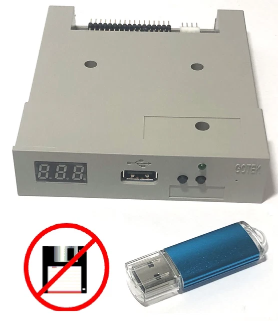 GOTEK AMIGA ATARI ST CoCo Floppy Disk Drive Emulator FlashFloppy w/ USB ...