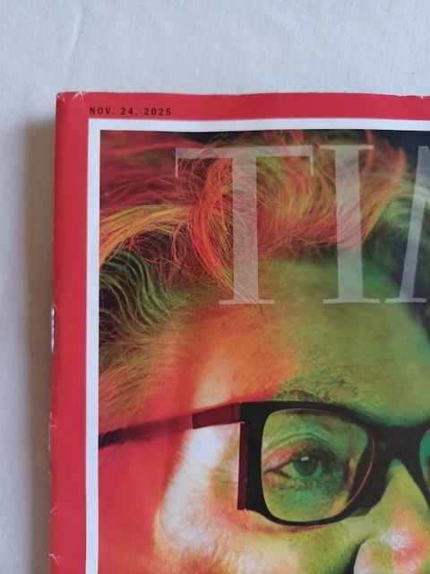 TIME NEWS MAGAZINE Nov. 24, 2025 Alice Charton Seeing, Brain-Computer ...