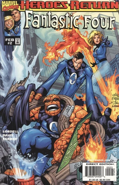 FANTASTIC FOUR #2B VG 1998 image stock qualité basse EUR 2,88 - PicClick FR