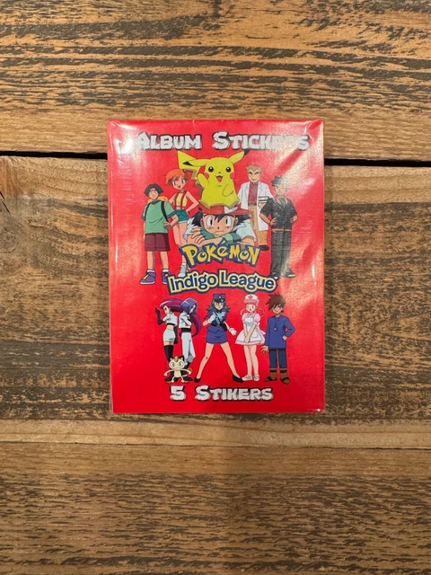 2022 POKEMON INDIGO League Stickers (Peru) - Package (25 Sealed Packs ...