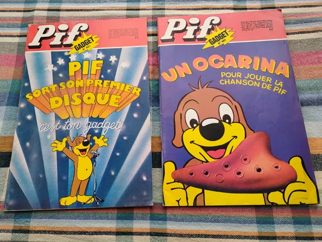 2 FRENCH PIF Gadget 401 & 402 Pif BD Comic Magazine from the 1970s ...