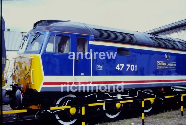 47701 OLD OAK Common Class 47 Diesel Locomotive Aug 1991 Original 35mm ...