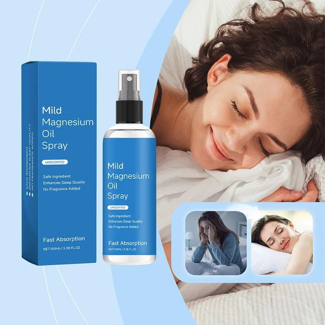 PURE MAGNESIUM OIL Spray -100% Pure &Natural Magnesium Oil Spray ...