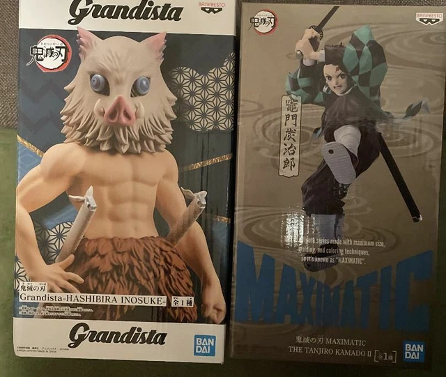 DEMON SLAYER FIGURE Kamado Tanjiro Inosuke Hashibira Grandista EUR 74 ...