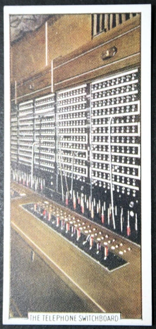 RMS QUEEN MARY Telephone Switchboard Cunard Vintage 1936 Card HD15M £4. ...