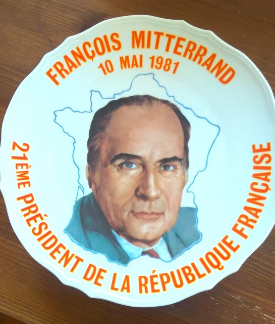 LOT DE 5 assiettes Président François Mitterand 1981 EUR 25,00 ...