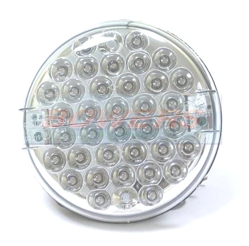 BMAC 373S ROUND Clear Led Rear Stop/Tail/Indicator Light Lamp 24V Bus ...