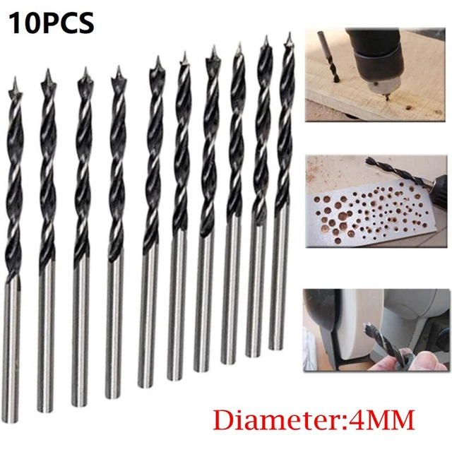 10 BOIS DRILL Bit Tri-Point Travail Du Perceuse Main / Électrique,Trou ...