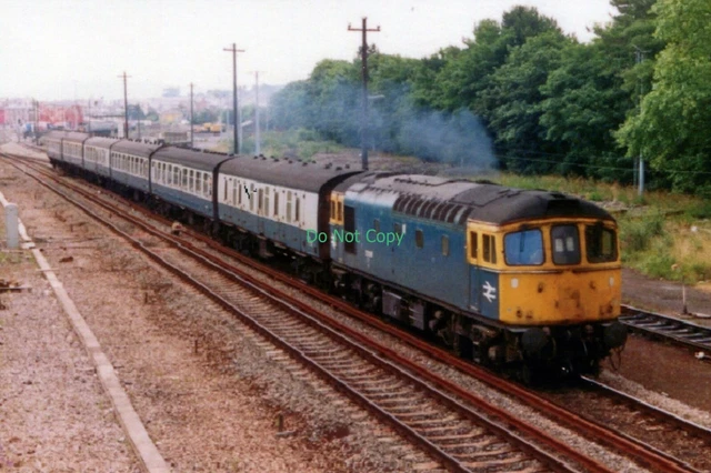 F48 35MM SLIDE British Rail Class 33 33018 @ Weymouth [2] £3.54 ...