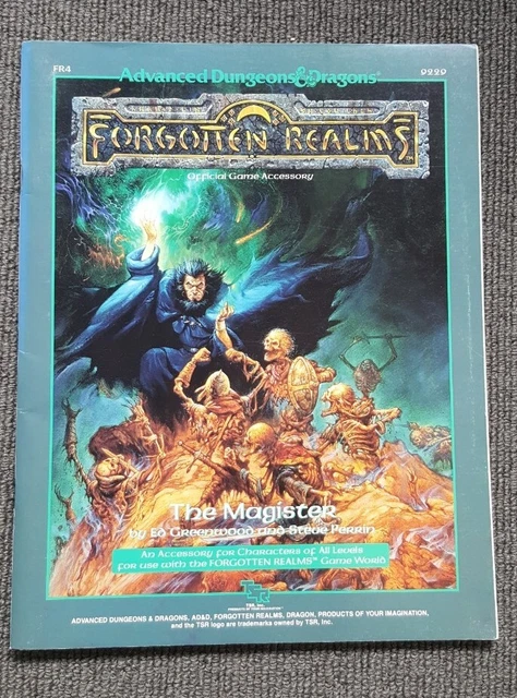 ADVANCED DUNGEONS & Dragons (AD&D) - Forgotten Realms: The Magister - FR4 9229 EUR 60,45 ...