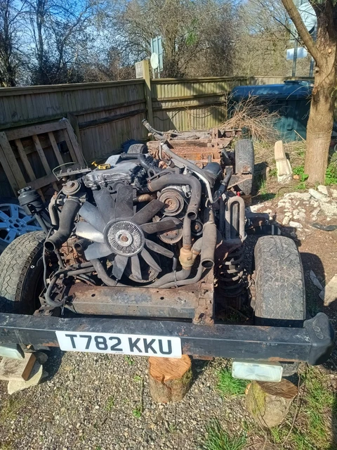 LAND ROVER DEFENDER 110 Td5 Engine Chassis Gearbox Factory AirCon ABS ...