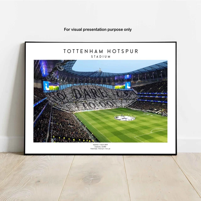 TOTTENHAM HOTSPUR STADIUM Poster Print/ Spurs Wall Art Print £13.08 ...