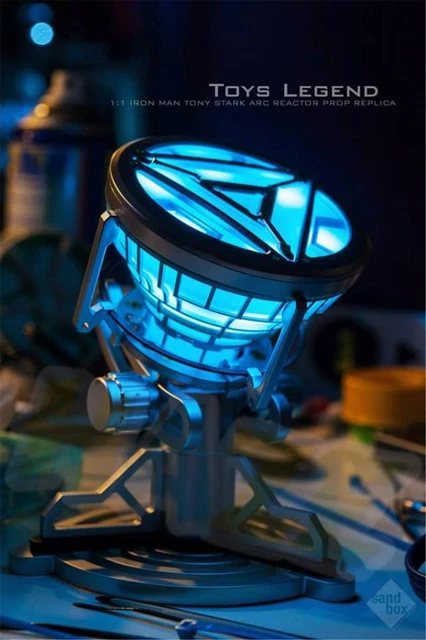 IRON MAN MK6 Arc Reactor Light Figure Model Toy Stark Remote Control ...