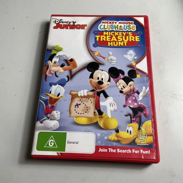 MICKEY MOUSE CLUBHOUSE Mickey's Treasure Hunt Dvd Region 4 Pal Vgc Free ...