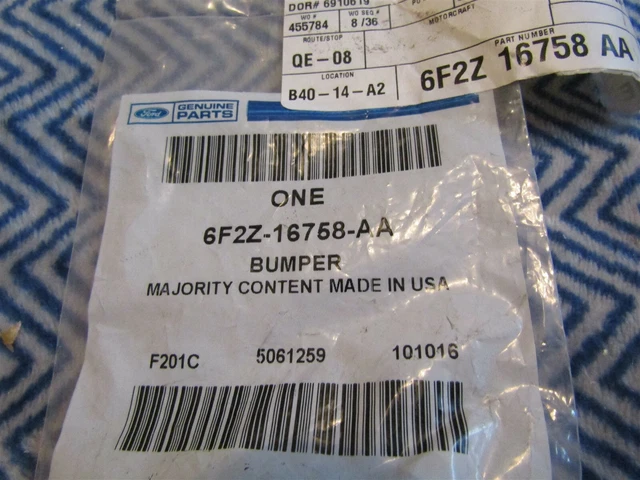 NOS FORD HARDWARE Parachoques Parte Número 6F2Z-16758-AA EUR 6,65 ...