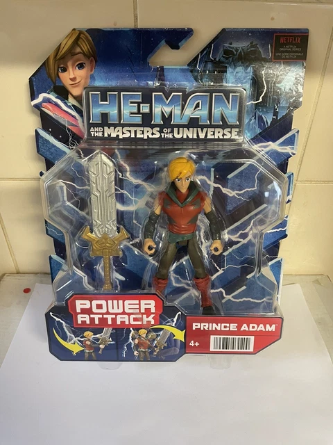PRINCE ADAM FIGURE He-Man and the Masters of the Universe Power Attack ...