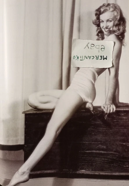 MARILYN MONROE CIRCA 1945-1950 Topless Seno Rara Foto Clipping Nudo Artistico EUR 10,20 ...