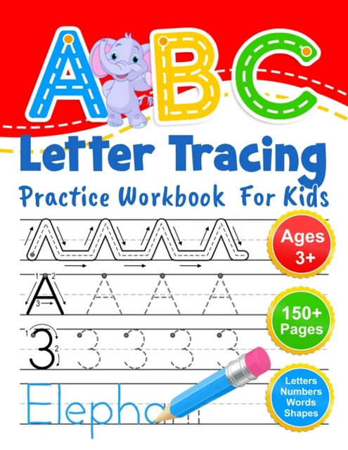 ABC LETTER TRACING Practice Workbook For Kids Learning To Write ...