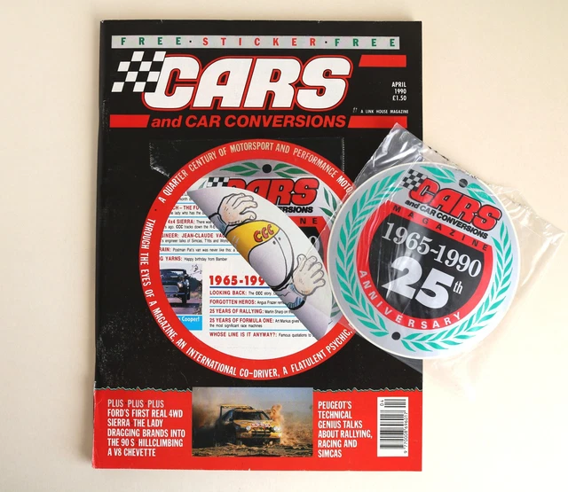 CARS & CAR Conversions April 1990 25 yrs CCC Chevette V8 Ford CVH RS ...