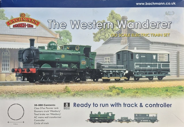 BACHMANN 30-080 THE Western Wanderer Train Set with Class 57xx Pannier ...