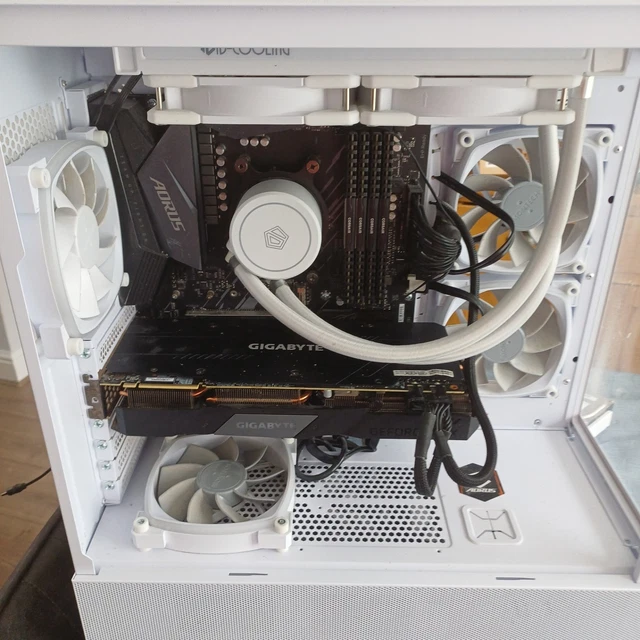 MONTECH SKY TWO White Mid Tower PC Case with 4x ARGB Fans £41.24 ...