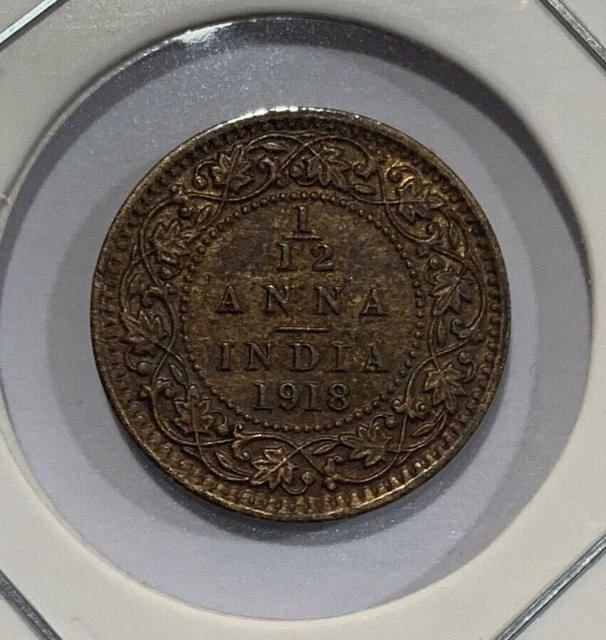 1918 BRITISH INDIA ¼ Anna - George V Coin $6.64 - PicClick AU