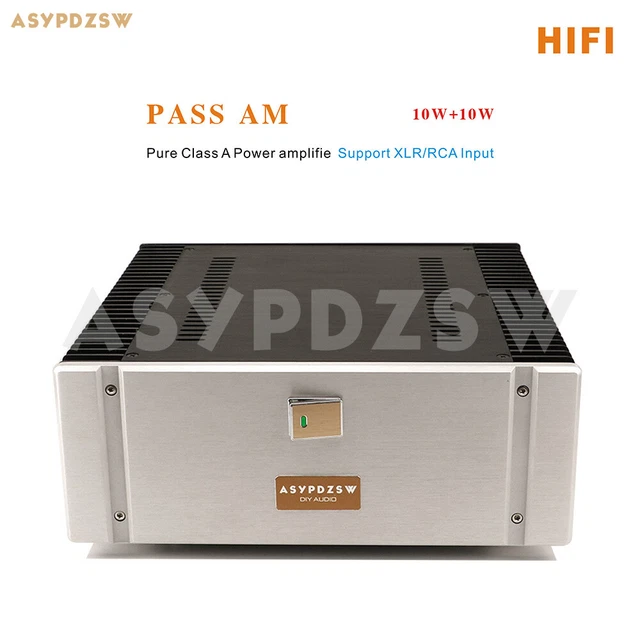 HIFI PASS AM Pure Class A Power amplifier 10W+10W with XLR/RCA Input ...